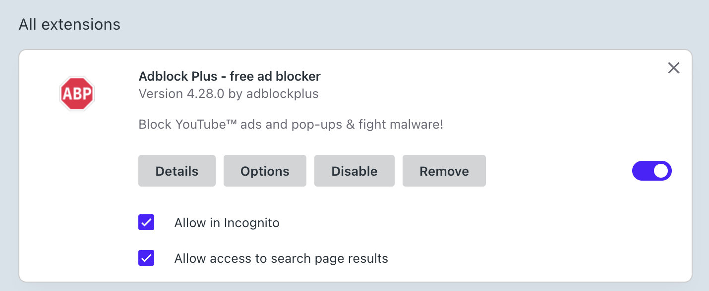 Why doesn’t the Block Element option appear? – Adblock Plus